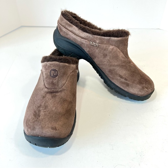 Merrell | Shoes | Merrell Encore Ice Expresso Clogs Mules Womens Size 8 ...